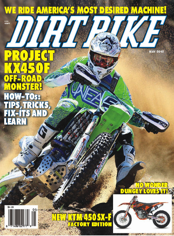 Jay Clark build on the cover of the May issue of Dirt Bike magazine ...